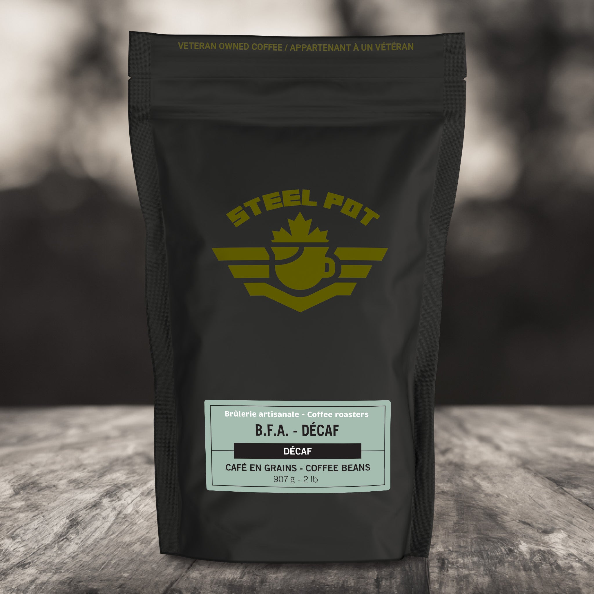 B.F.A Décaf - 2 lb-Grains – Café Steel Pot